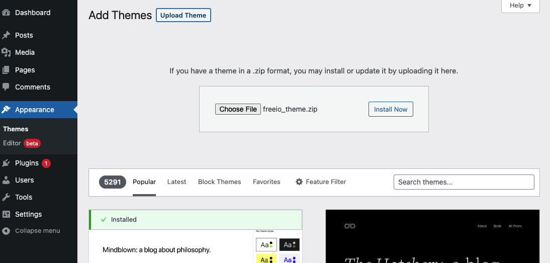 Freeio - Theme Documentation